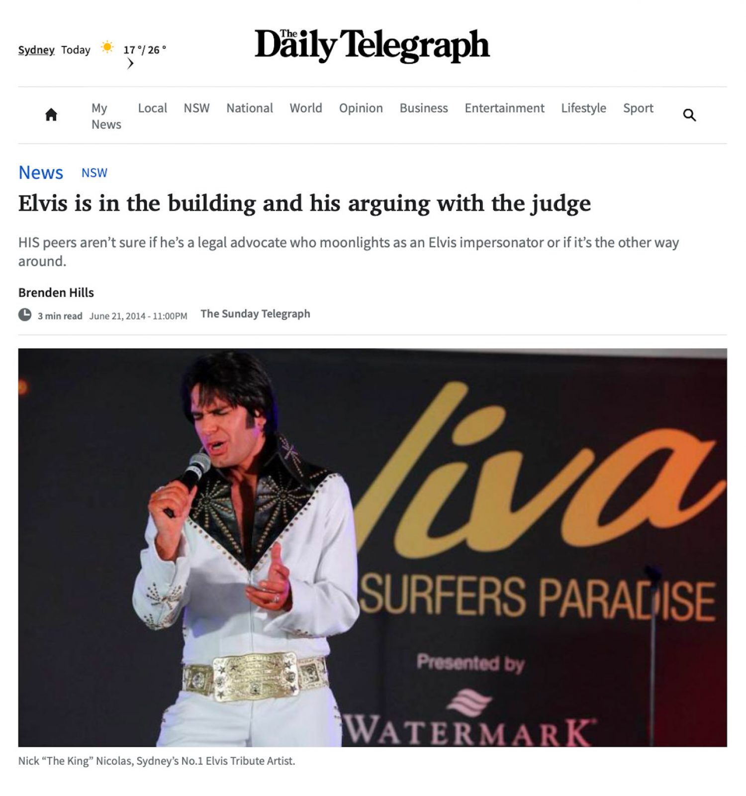 Nic King's Media Coverage